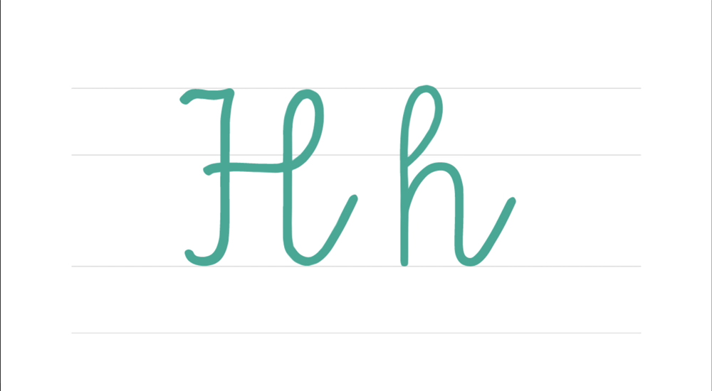 H, h (rukopisno slovo)