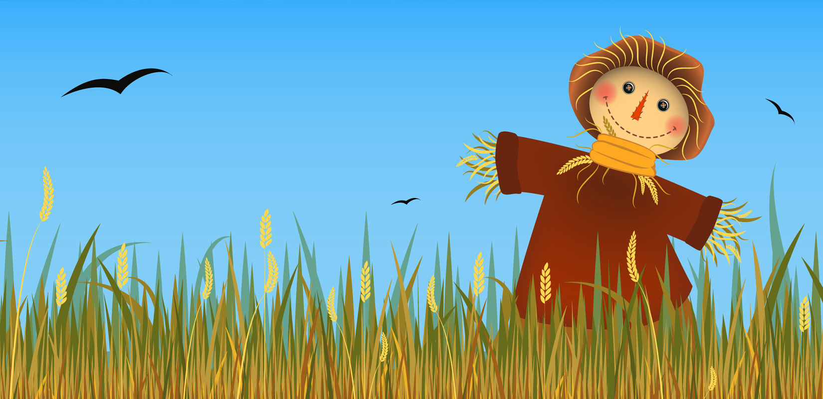 Oton Župančič, Vrapci i strašilo