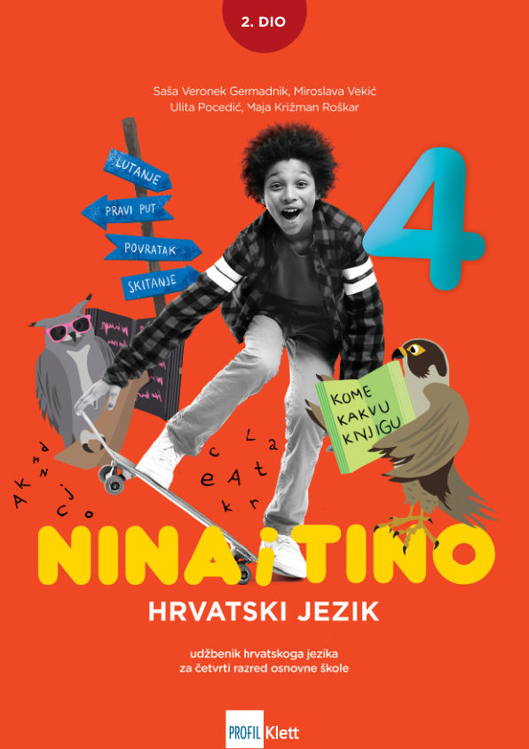 Nina i Tino 4 - hrvatski jezik 2. dio - IZZI udžbenik